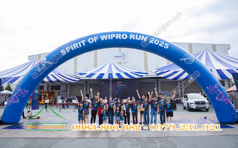 Cho thuê dù sự kiện tổ chức Giải chạy Spirit Of Wipro Run 2025